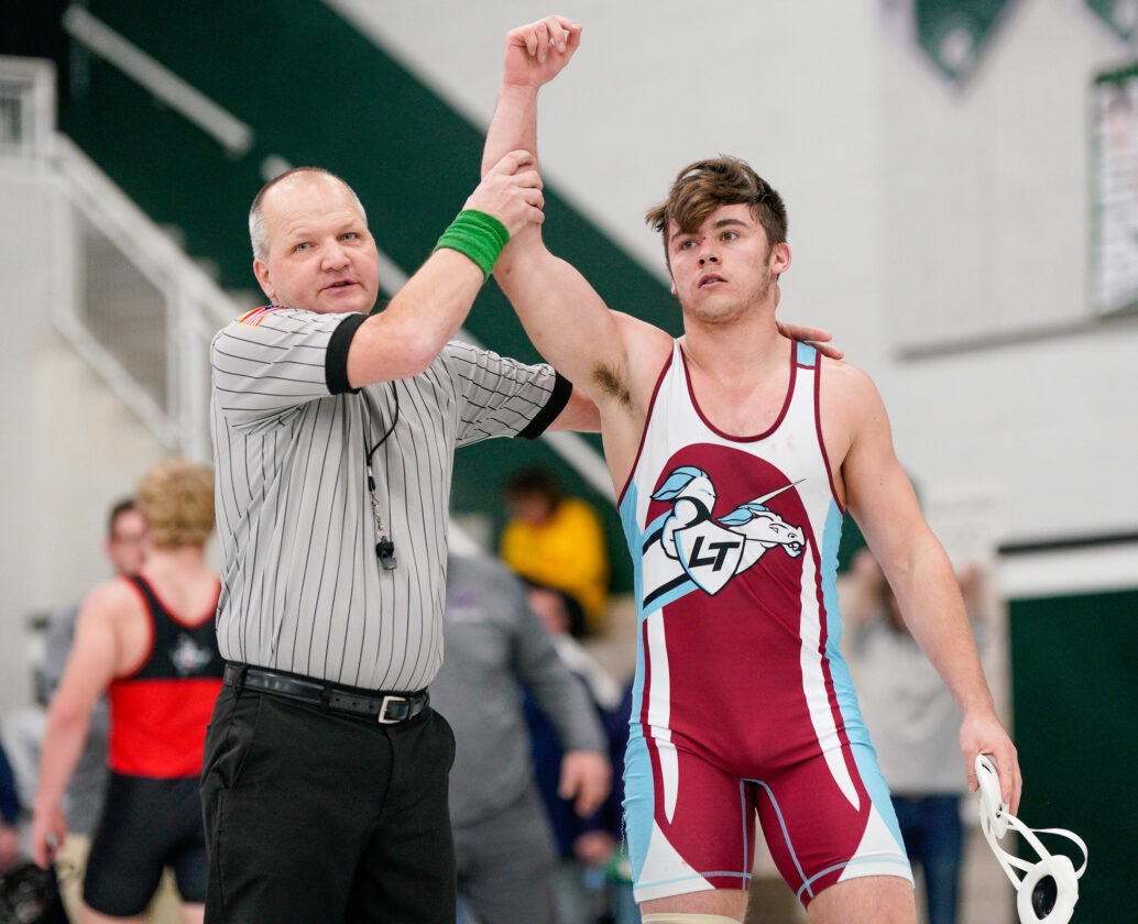 Montgomery wrestling claims gold at Central Sectional, advances ten to ...